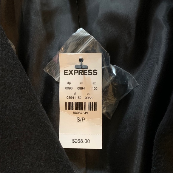 Express | Jackets & Coats | Express Black Peacoat | Poshmark